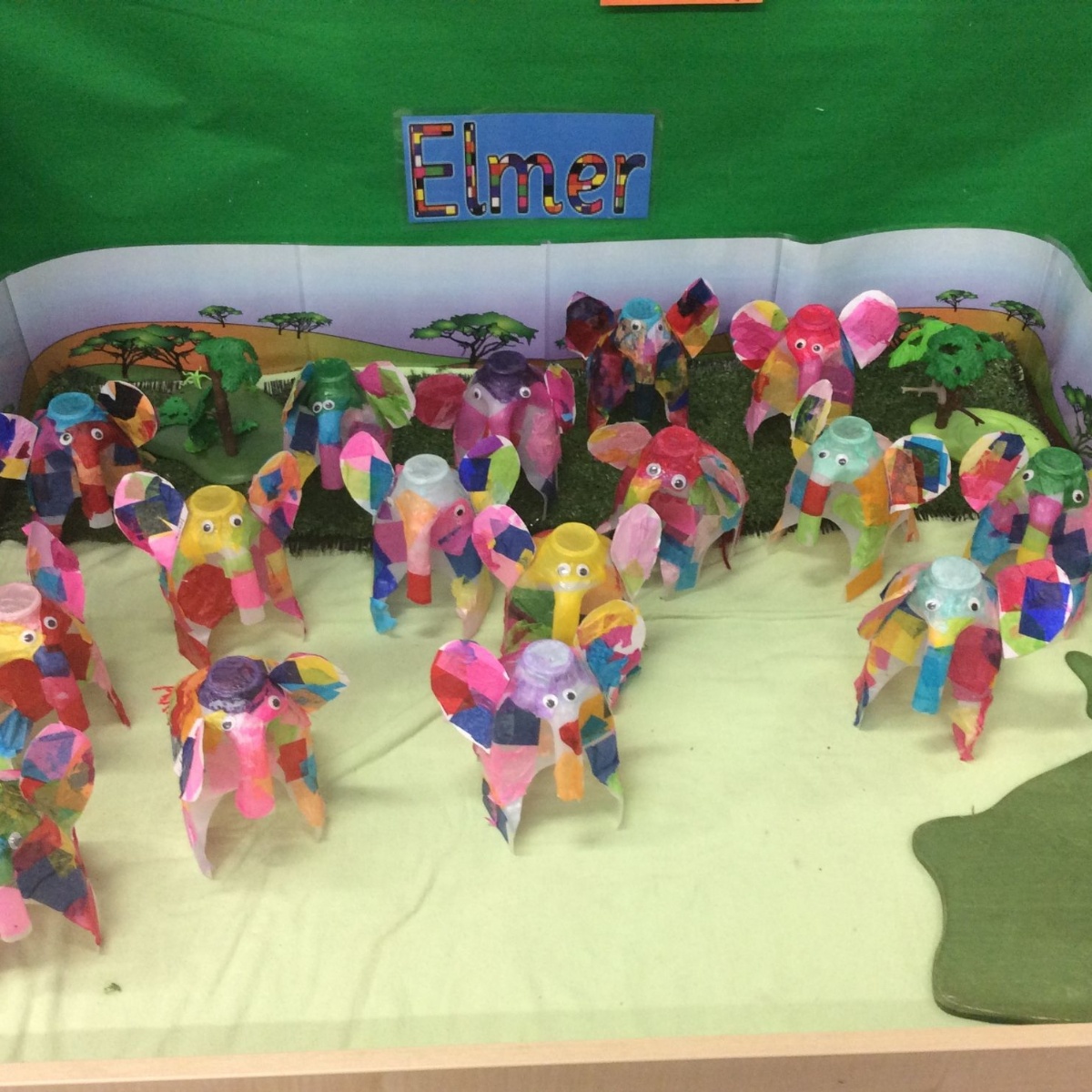 Beckers Green Primary School - Colour and Pattern - Elmer